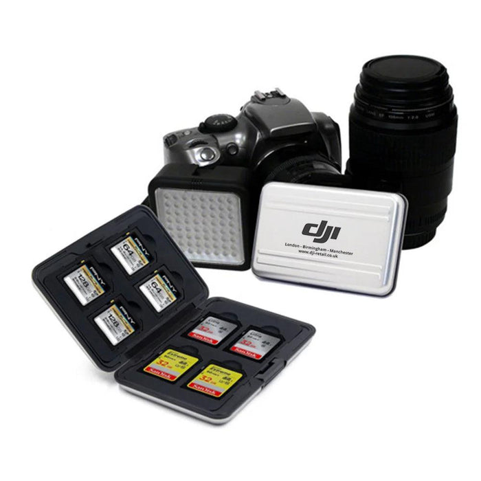 16 Slot Waterproof Aluminium SD Card Storage Case – DJI Hasselblad