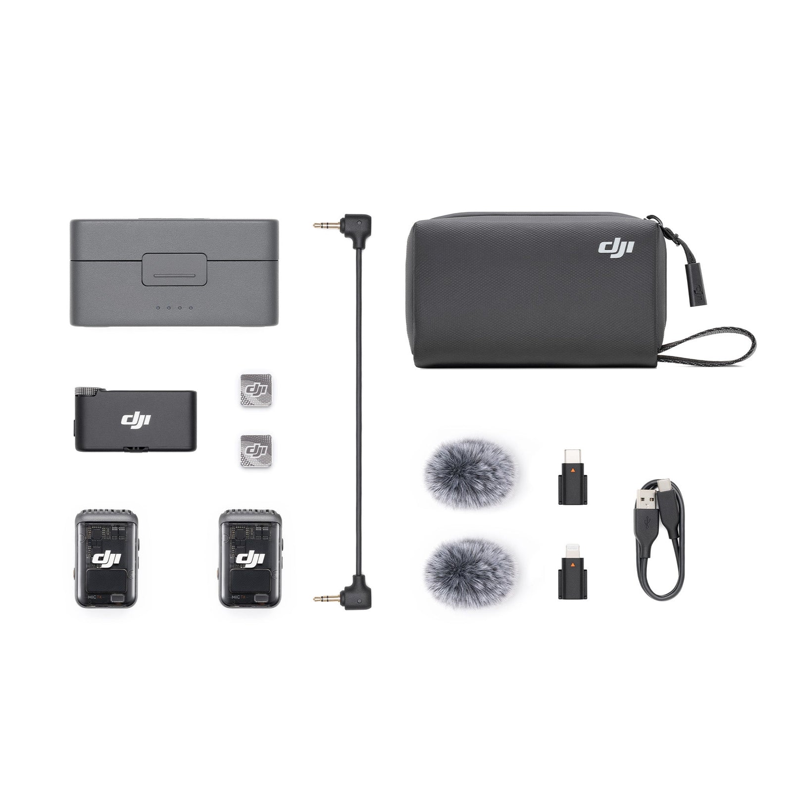 DJI Mic 2 Combo (2 Transmitter + 1 Receiver + Charging Case) – DJI Retail UK