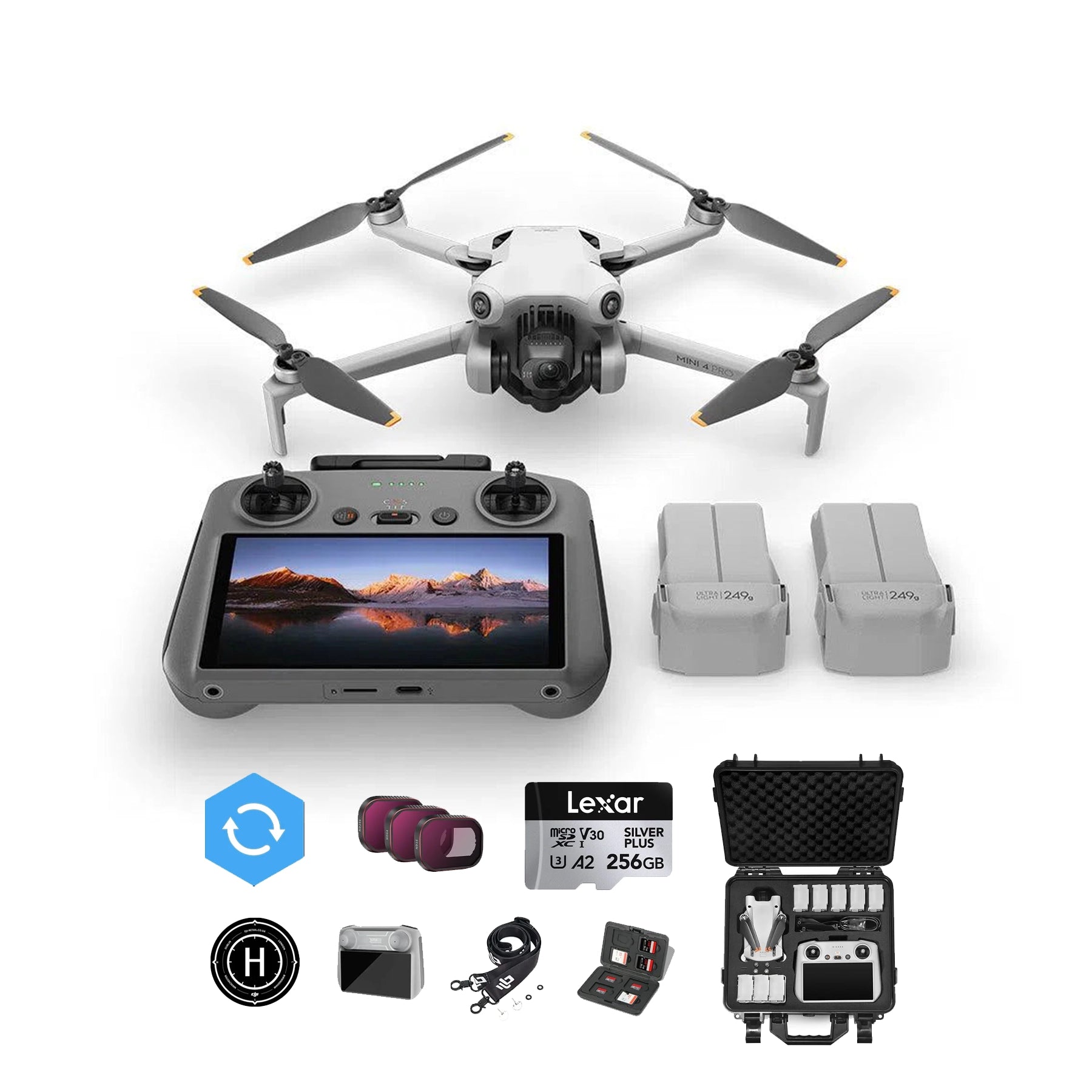 Drone Bundle Gengyao E99 Pro 2 K3 Drone Pro Dual HD Camera With Carry