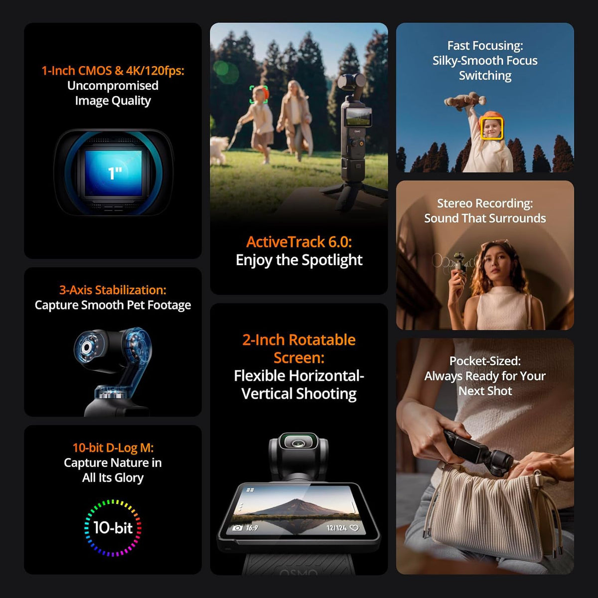 DJI Osmo Pocket 3 Handheld Camera Creator Combo – DJI Hasselblad