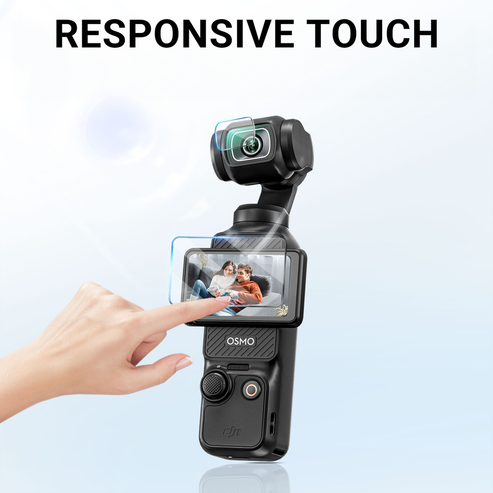 Screen Cover & Camera Lens Protector For DJI Osmo Pocket 3 (2 Pack ...